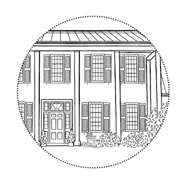 The Clifton Inn Sketch Digital File - Scotti Cline Designs